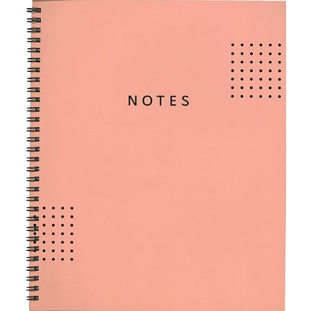 Hilroy Twin Wire Notebook, Memphis Pink, College Ruled, 10-1/2" x 8-7/8 ...
