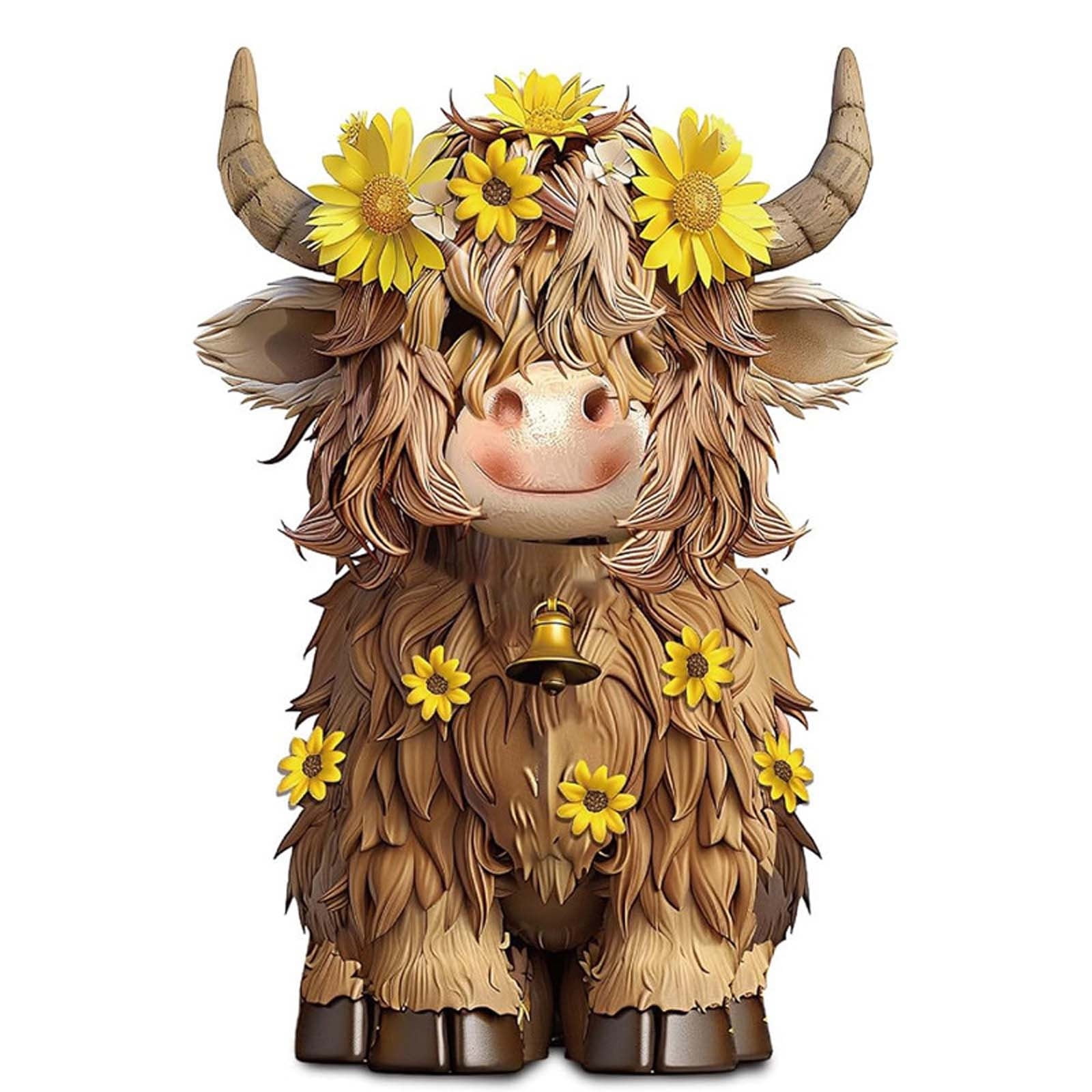 Click here for Harlier Spring Highland Cow Decor  Brown Highland... prices