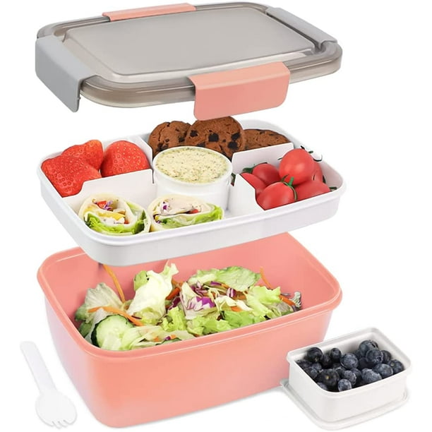 ShenMo Lunch Box 2000ML, Bento Box Bento Box with Compartment and Fork ...