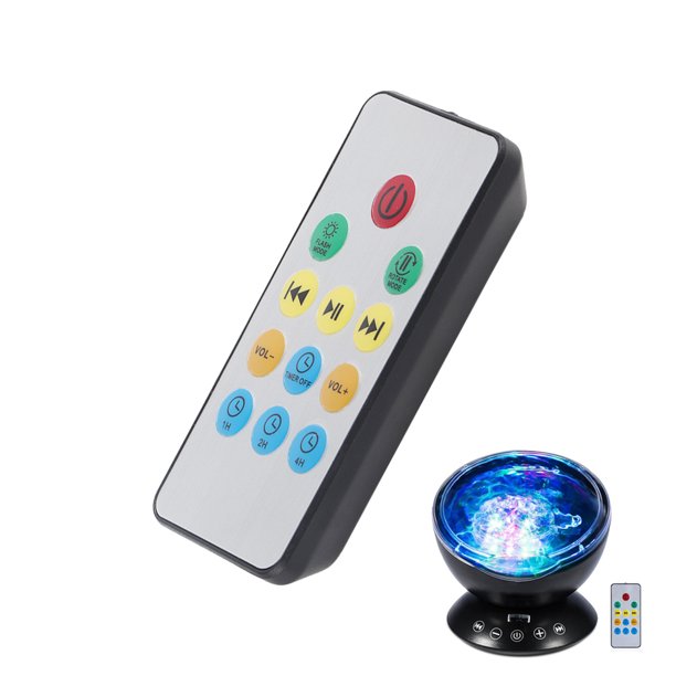 Luz LED de océano, Noche de olas de océano LED Colores de luz nocturna ...