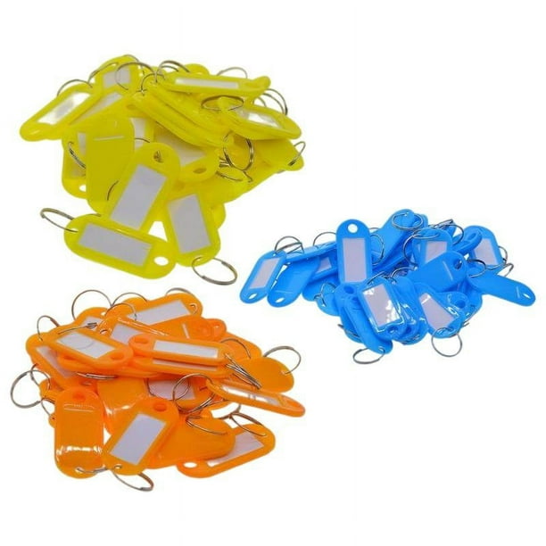 AMERTEER 150Pack Removable Waterproof Key Tags ID Name Card Tags Mark ...