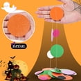 5 Pieces Orange,Black,Purple,Green,White Round Dots Garland Graduation ...
