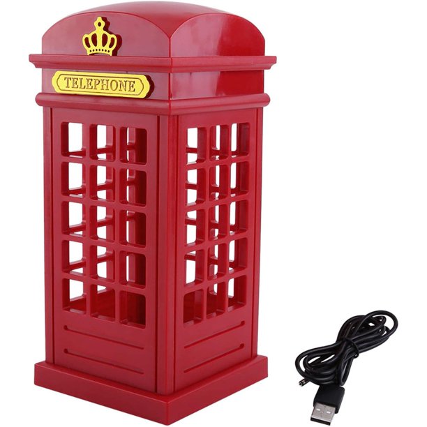 SHIBA-London Telephone Box British Telephone Booth Canvas Pic Red Abs ...