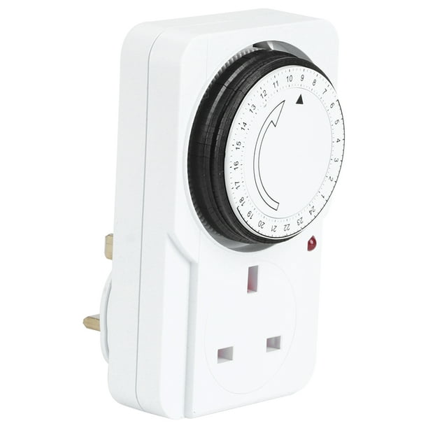 Timing Switch 240V UK Plug Intelligent Timer Switch, 24H Cycle For ...