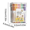 Acrylic Paint Markers Set for Fabric,Rock,Glass,Wood,Coloring Books ...