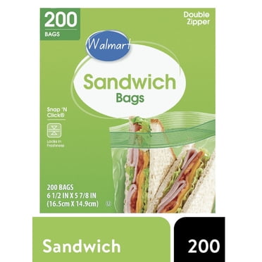 Handi-Bag Pinch & Seal Zipper Sandwich Bags, 500 Ct - Walmart.com