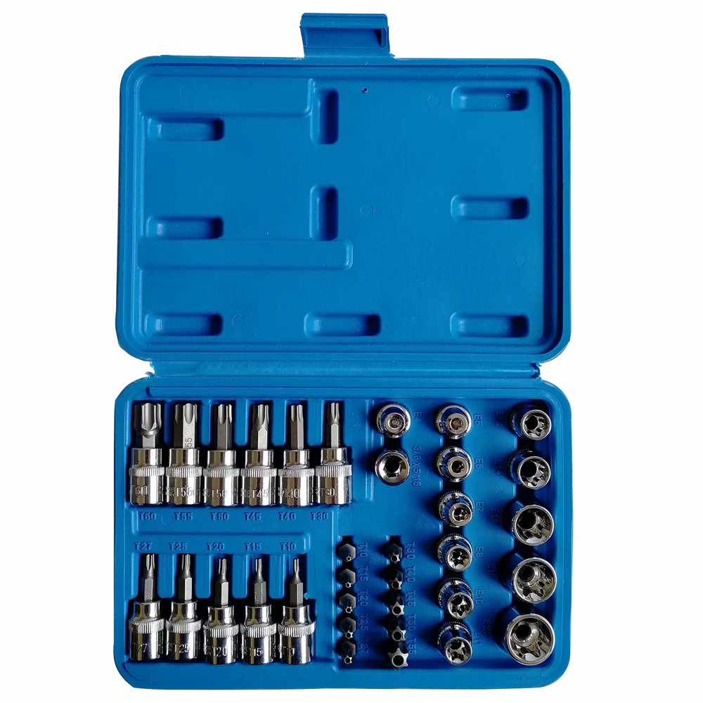 34 Pcs 3 8 5 16 Drive Square Torx Bit E Star Male Female Socket Set 34-pcs-3-8-5-16-drive-square-torx-bit-e-star-male-female-socket-set
