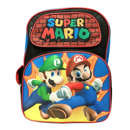 Backpack - Nintendo Super Mario - w/Luigi Attack 3D Pop-Up New 199047-2 ...