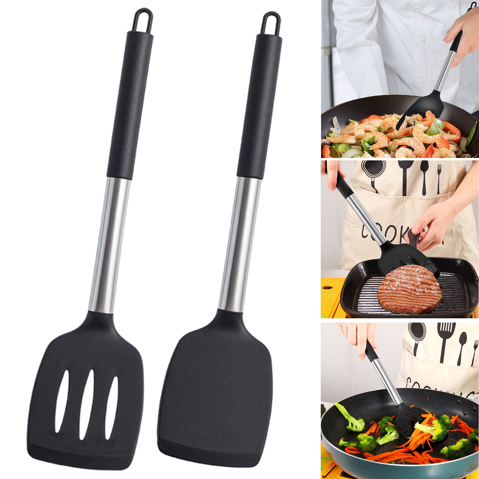 Click here for Unbranded Lubelski 2pcs Silicone Cooking Spatulas... prices