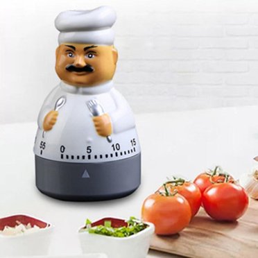 SANWOOD Mechanical Timer Portable 60 Minutes Kitchen Mechanical Dial ...