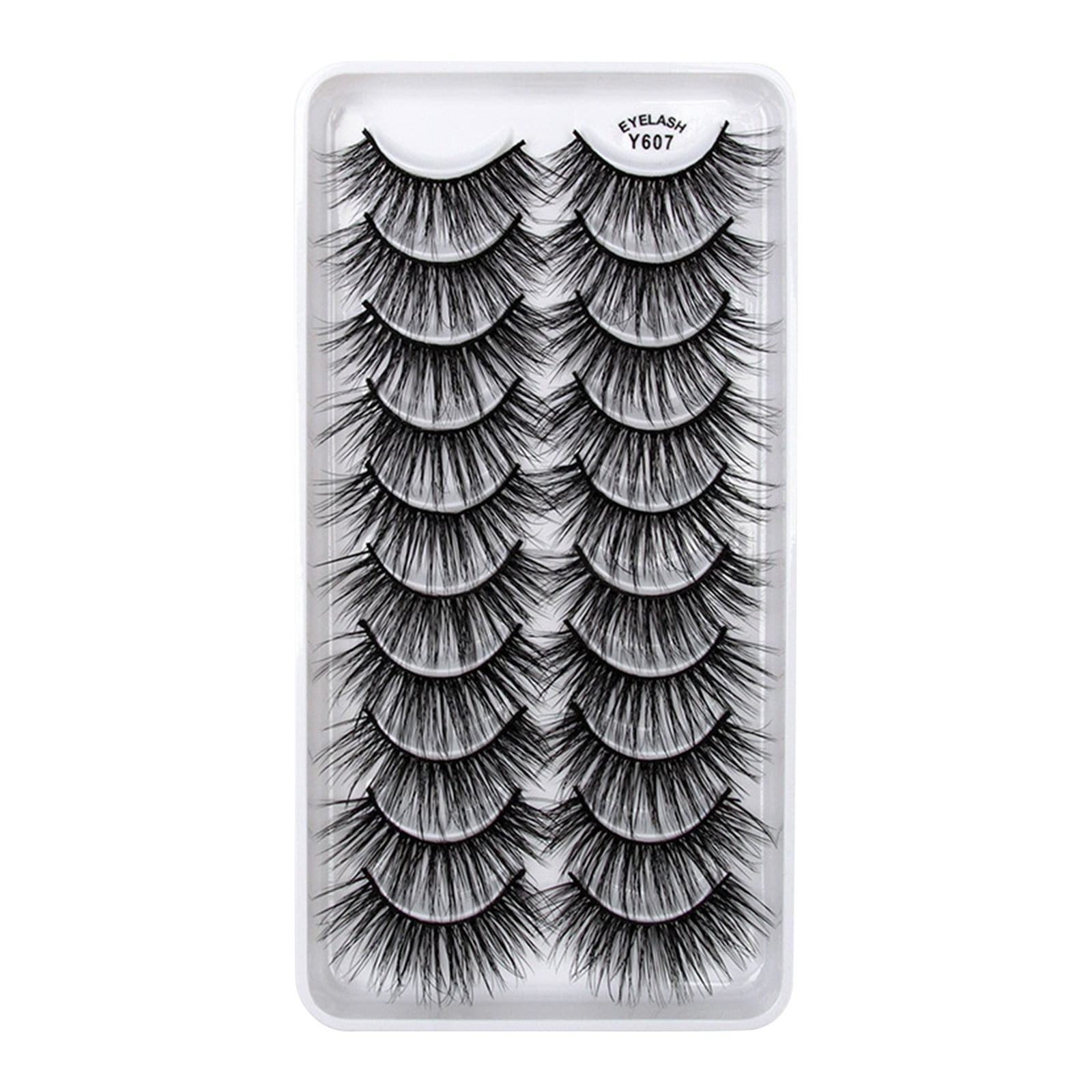 GWAABD Lash Clusters False Eyelashes Lashes Pack 10 Pairs 8D Dramatic ...