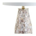 Jocelyn 28" Seashell LED Table Lamp, Natural - Walmart.com