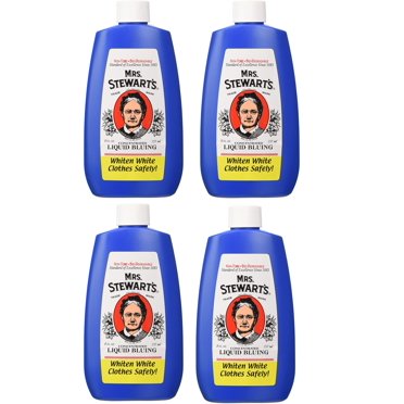 Bluing Bundle: Mrs. Stewarts Liquid Bluing 8 oz & Bluette Liquid Bluing ...