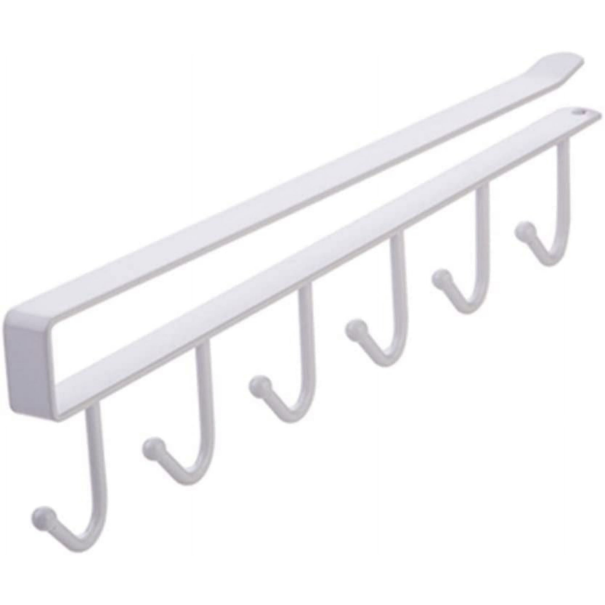 Chlua 1 Piece Under Shelf Cup Holder Cupboard Insert Kitchen Gadgets Cup Holder 25 * 2.5 * 4 Cm