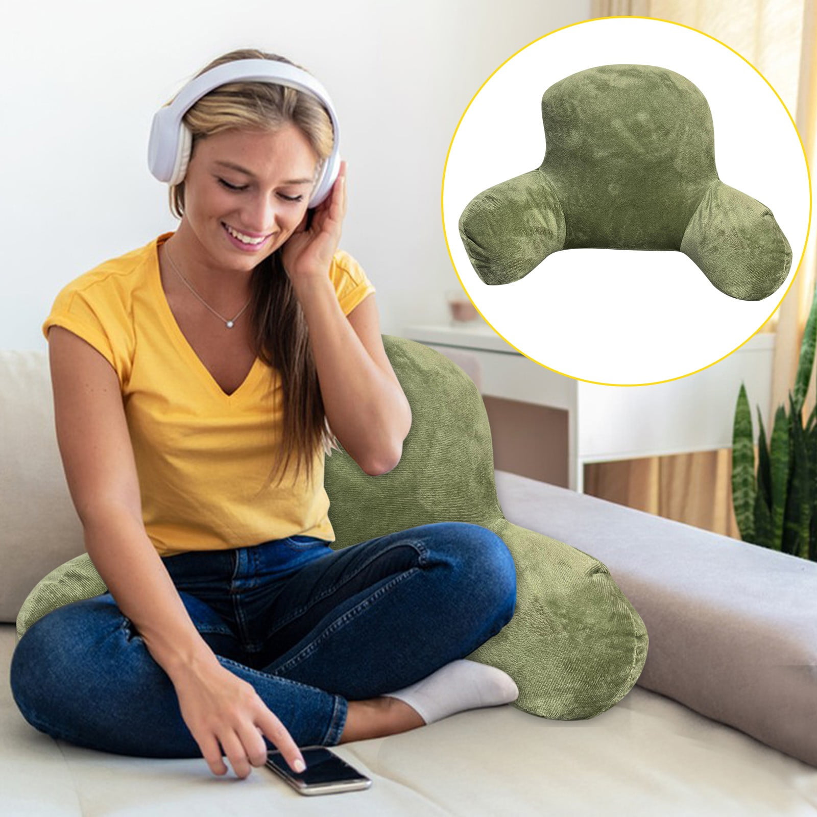 Click here for Mefallenssiah Plush Big Backrest Reading Lumbart C... prices