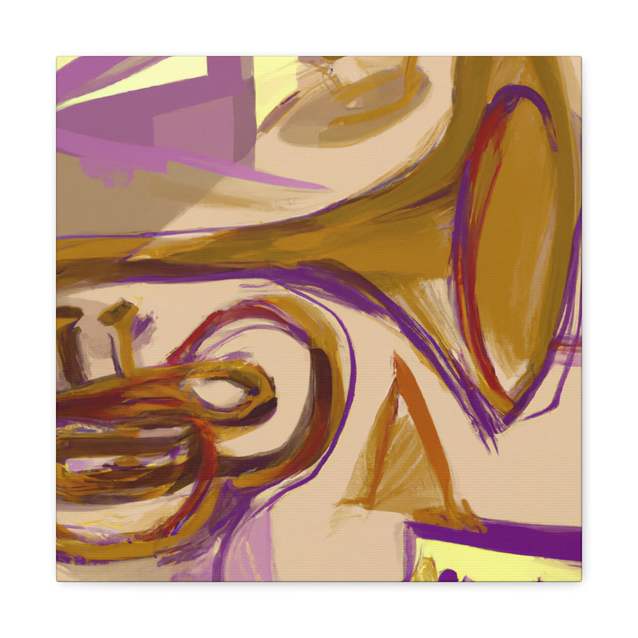 Trombone of Expressionism - Canvas - Walmart.com