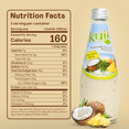 Kuii Drinks Coconut Milk with Nata de Coco, Pineapple, 290mL - Walmart.com
