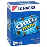 OREO Mini Chocolate Sandwich Cookies, 12 Snack Packs - Walmart.com