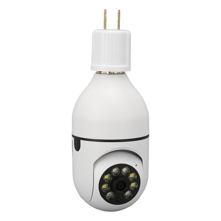 Light Bulb Security Camera, Motion Detection Panoramic Mini Light Bulb ...