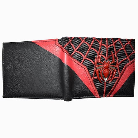 Spiderman Wallet Cartoon Wallet Men's Short Purse Cool Design Boy's ...