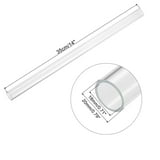Acrylic Pipe Clear Rigid Round Tube 18mm ID 20mm OD 14" for Lamps and ...