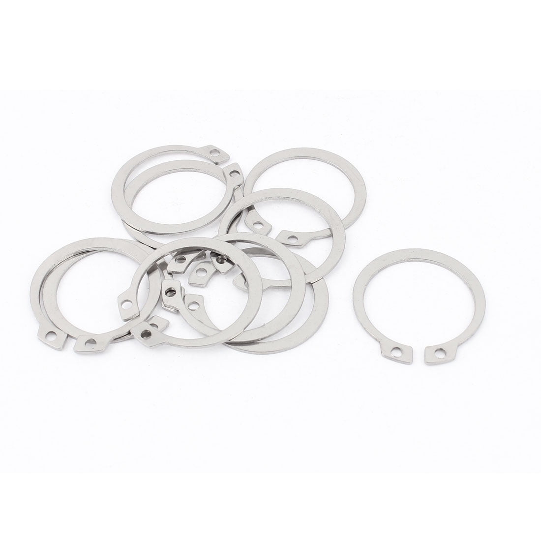 10pcs 304 Stainless Steel External Circlip Retaining Shaft Snap Rings ...