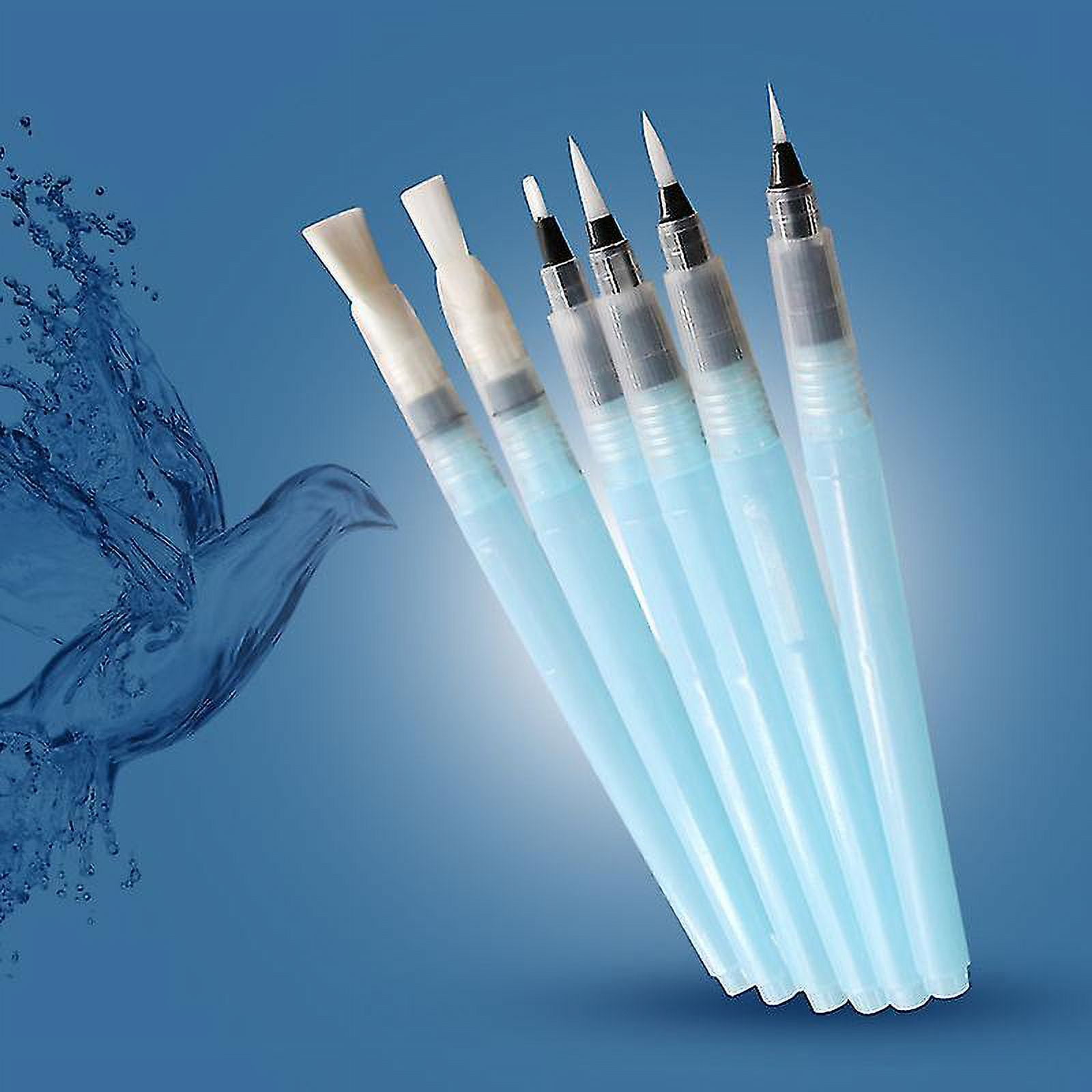 A set of 6 water storage brushes, water paint brushes, water storage ...