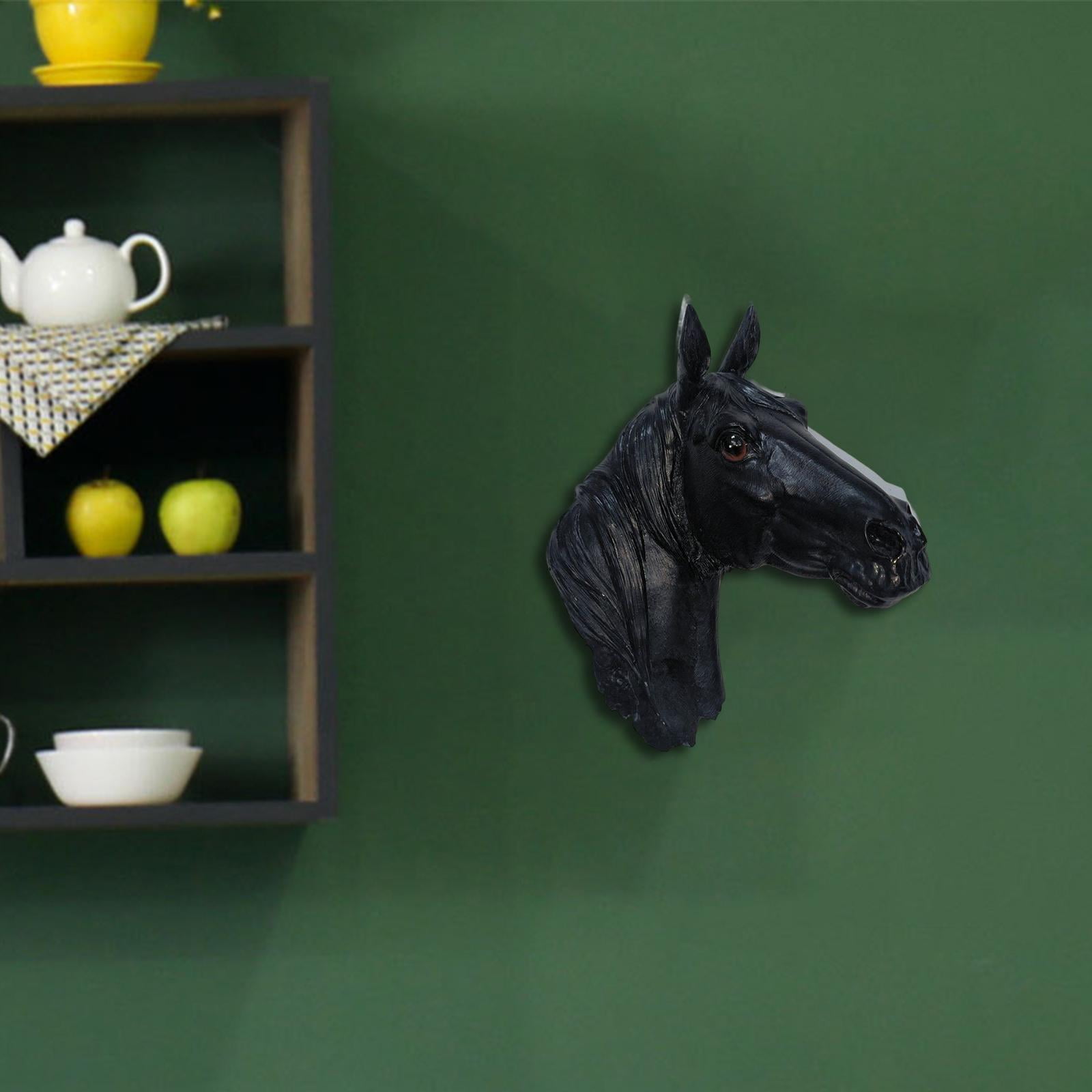 Wall Mounted Statue Resin Sculpture Rustic Realistic Artwork Figurine ...