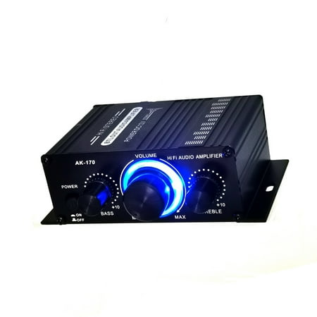 Goriertaly Small Audio Amplifier Professional Stereo Line Level ...