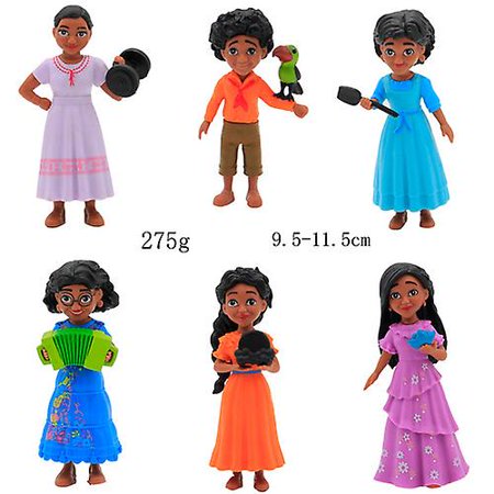 Disney Encanto Doll Figures Play Set, The Madrigal Family 6/7-pack Set ...