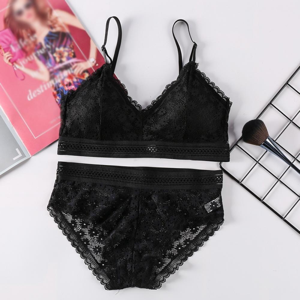 Women's Bra Set -Ladies lace Underwire Push-up Bra & Everyday Bras ...