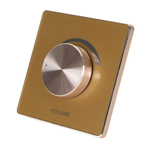 Wall Volume Control,50W Volume Controller Knob Volume Control Rotary ...