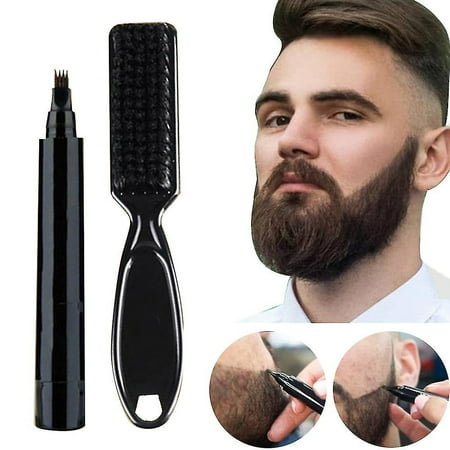 Beard Pen Beard Filler Pencil Beard Enhancer Waterproof Moustache ...