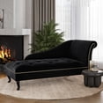 Free Shipping! Belleze Indoor Furniture Velvet Button Tufted Storage ...