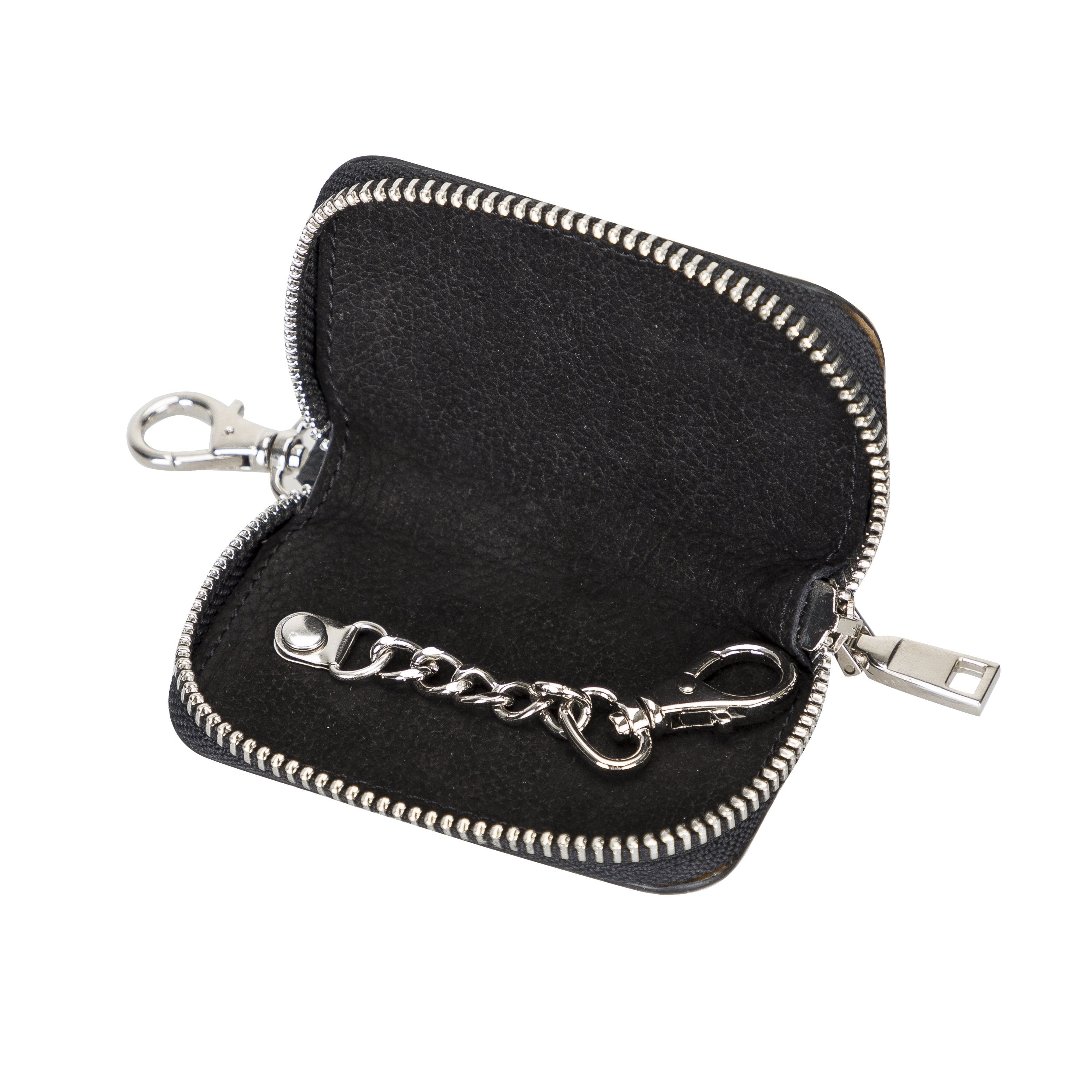 Bayelon Full Grain Leather Key Holder Pouch - Walmart.com