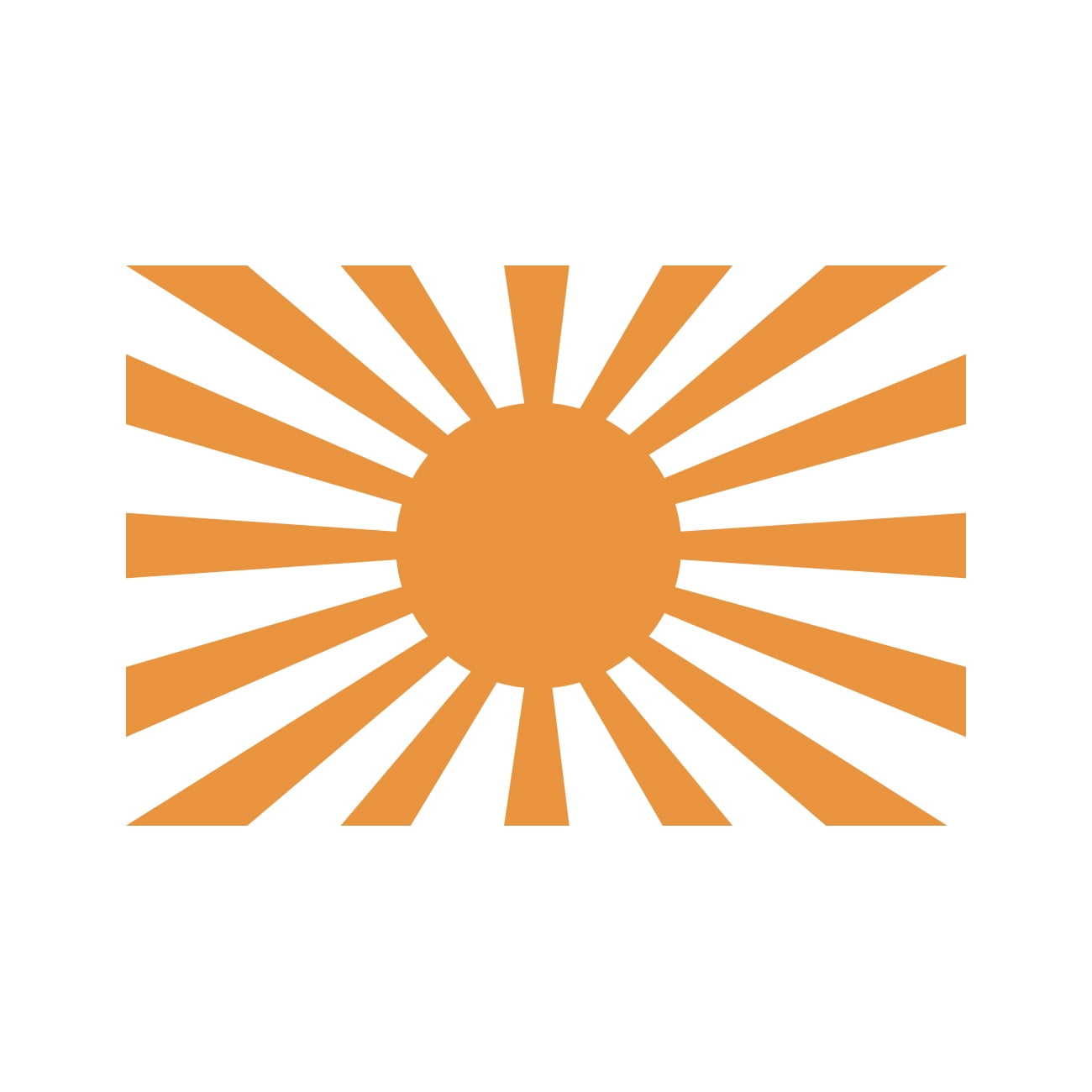 Rising Sun Flag Sticker Decal Die Cut - Self Adhesive Vinyl ...