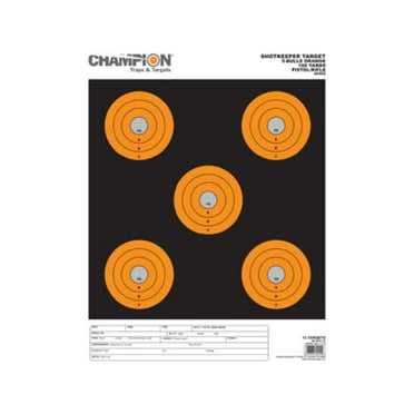 Champion Traps and Targets GB2 NRA Target, 50 Feet Pistol Slow Fire ...