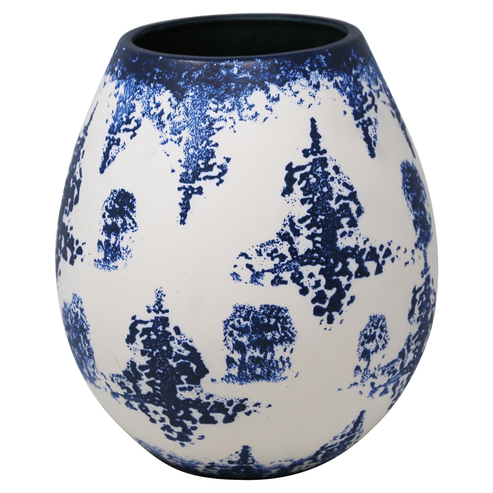 Magnificent Decorative Ceramic Vase, Blue And White - Walmart.com