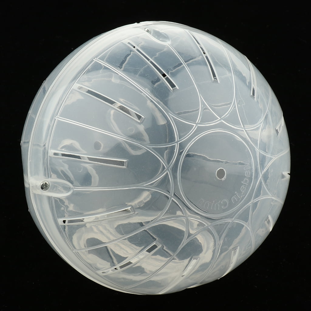 Hamster Crystal Gerbil Rat Clear Exercise Ball - white, Dia.10cm ...