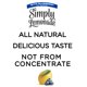 Simply Non GMO All Natural Lemonade with Blueberry Juice, 52 fl oz ...