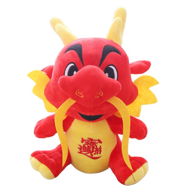Dragon Plush Toy Soft Cotton Fill Vibrant Color Adorable Comfortable ...