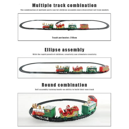 tredstone Xmas Train Set Interactive Railway Tracks Model Realistic ...
