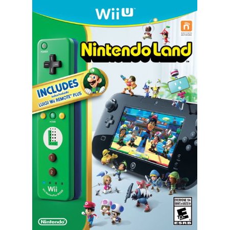 Nintendo Land with Luigi Wii Remote Plus Controller - Wii U | Walmart ...