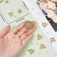 1Box 10Pcs Rack Plating Brass Spring Ring Clasps with 20Pcs Jump Rings ...