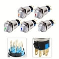 19mm Momentary Selector Rotary Switch 3 Positions 2NO 2NC 3-6V ON-Off ...