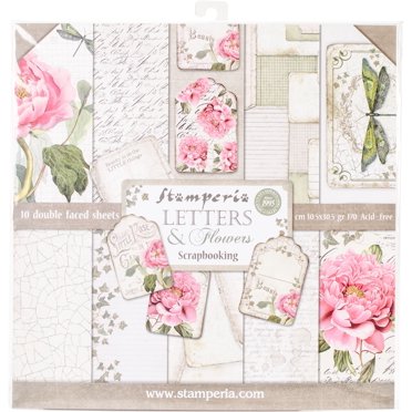 Stamperia Double-Sided Paper Pad 12"X12" 10/Pkg Dream, 10 Designs/1 ...