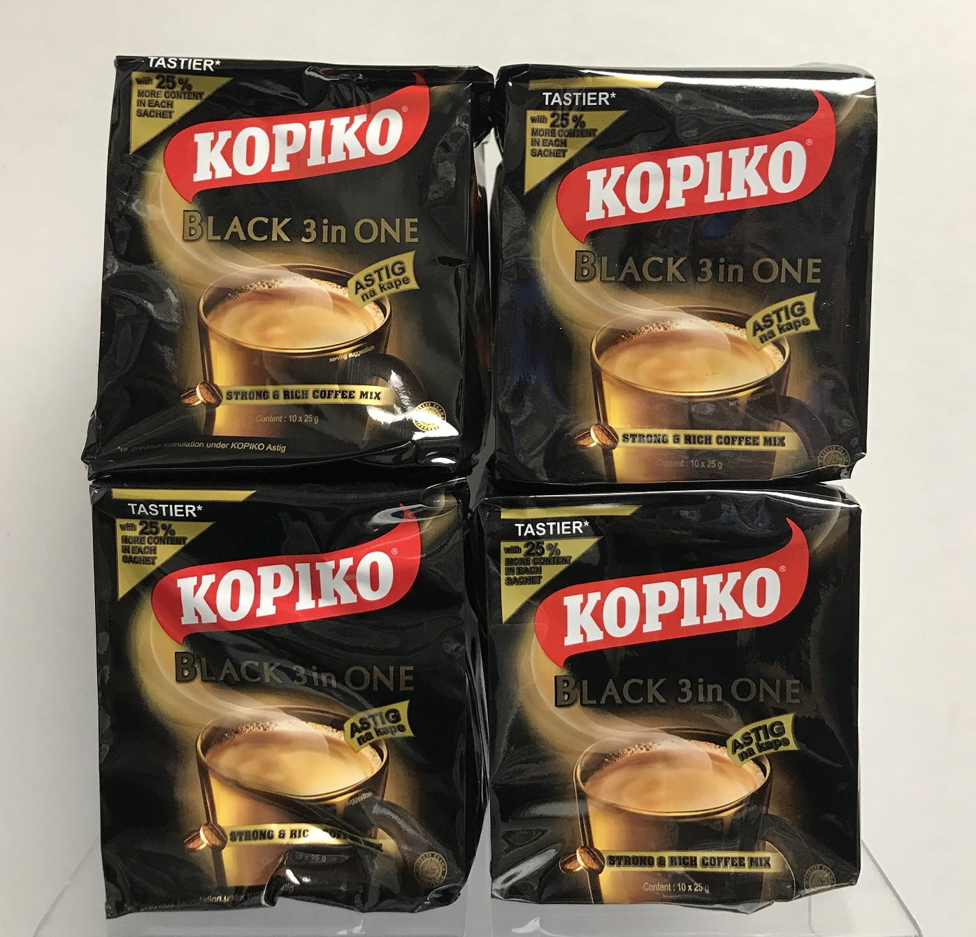 Kopiko Black 3 in 1 Astig Strong & Rich Instant Coffee Mix 40x25g ...