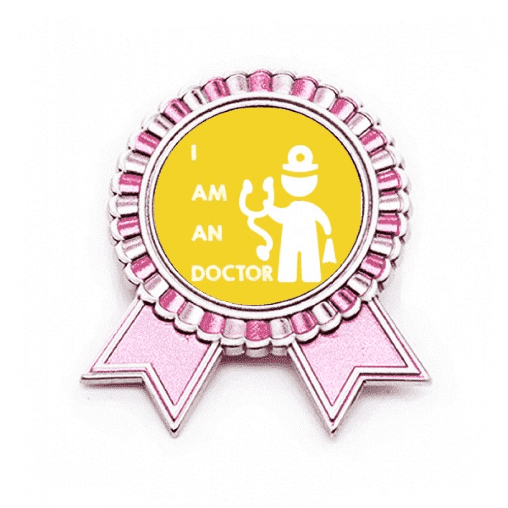 Estetoscopio,doctor. Insignia broche Medalla rosa premiada | Bodega Aurrera en línea