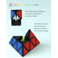 VDEALEN Pyramid Speed Cube Original Triangle Pyraminx Puzzle Cube ...