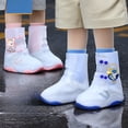Children's waterproof rain shoe covers, thickened, non-slip, wear ...